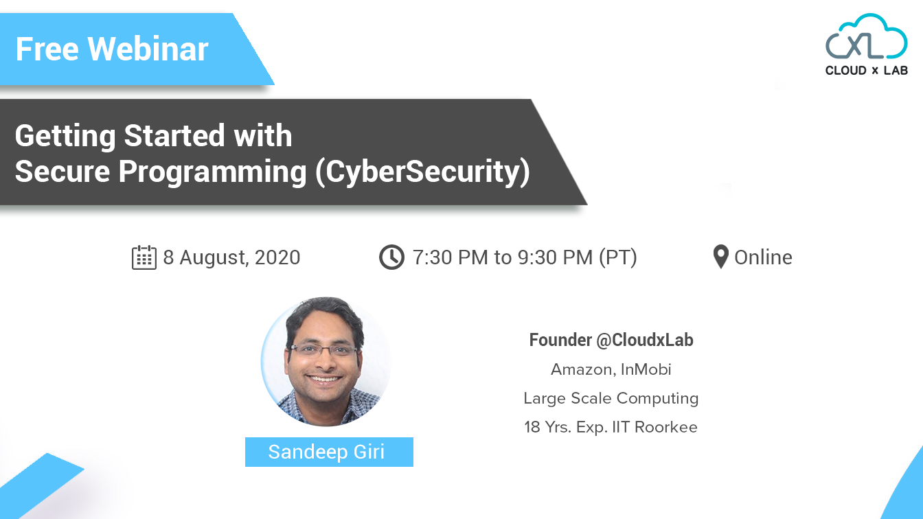 Getting Started With Secure Programming Cybersecurity Cloudxlab 5060